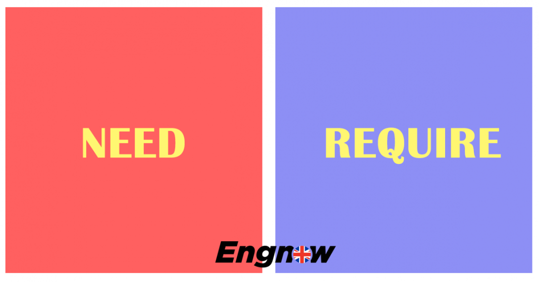 สรุป! Need Vs Require ต้องการเหมือนกันแต่ใช้ต่างกัน | Engnow.in.th ...