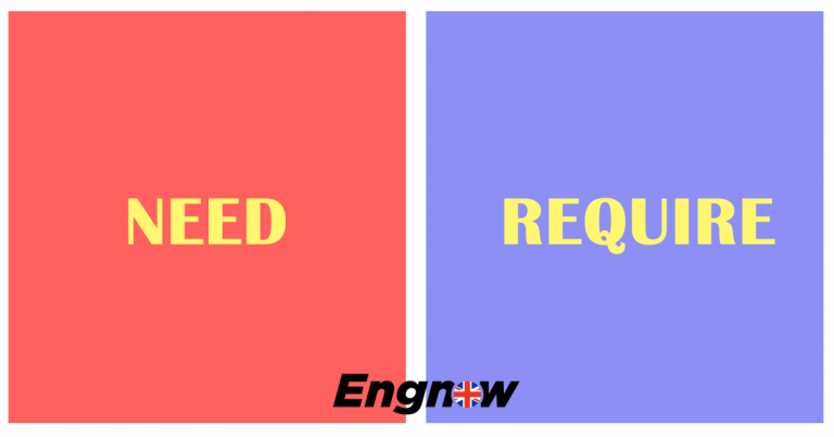 สรุป! Need Vs Require ต้องการเหมือนกันแต่ใช้ต่างกัน | Engnow.in.th ...